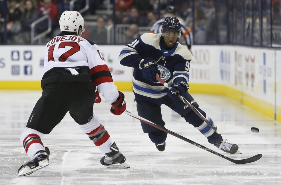 Blue Jackets Beat Devils - Atkinson & Foligno Score