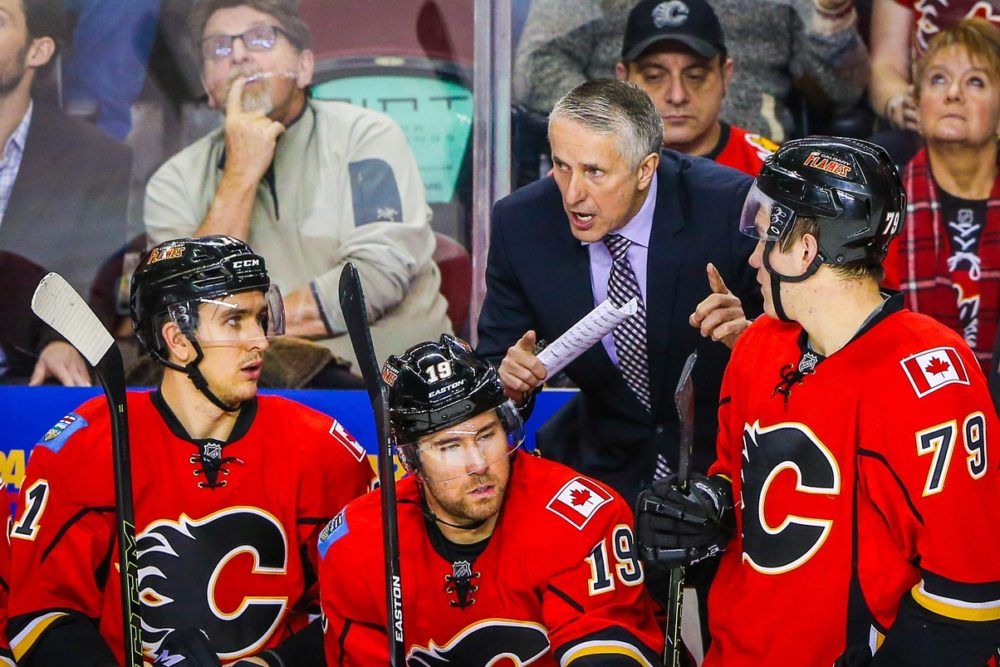 Flames Fire Head Coach Bob Hartley