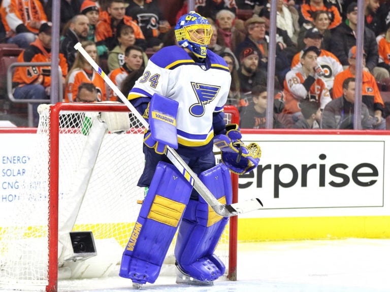 St. Louis Blues Blank Winnipeg Jets - Allen Posts Shutout