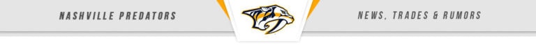 Nashville Predators: News, Rumors, Schedule, Roster, Stats