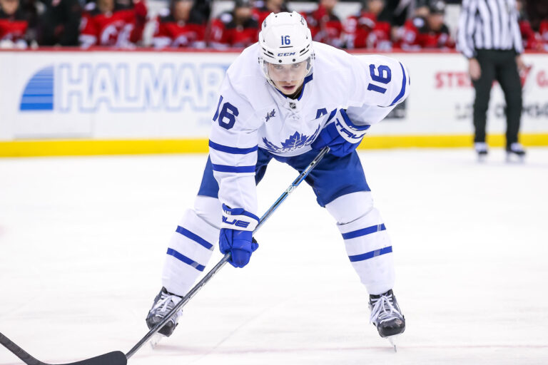 Maple Leafs: Marner’s Playoff Struggles Summed Up By Bailing on Hit ...
