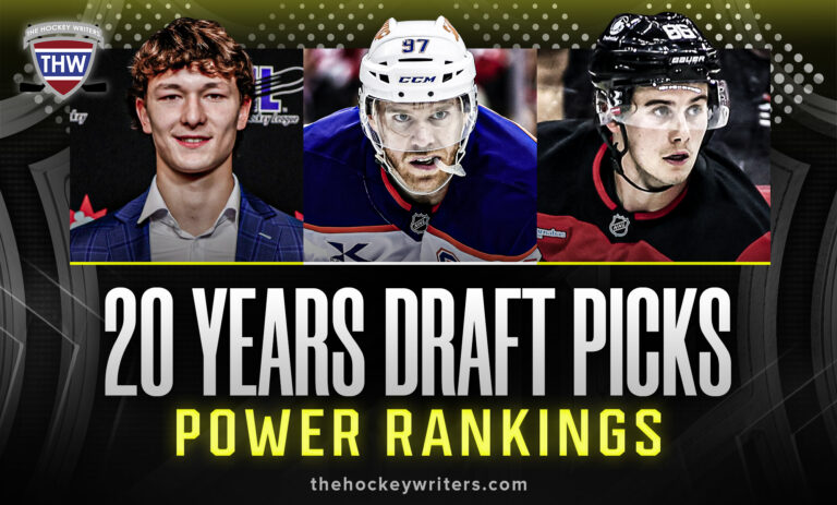 20 Years of 1st Overall Draft Picks - Power Rankings - The Hockey ...