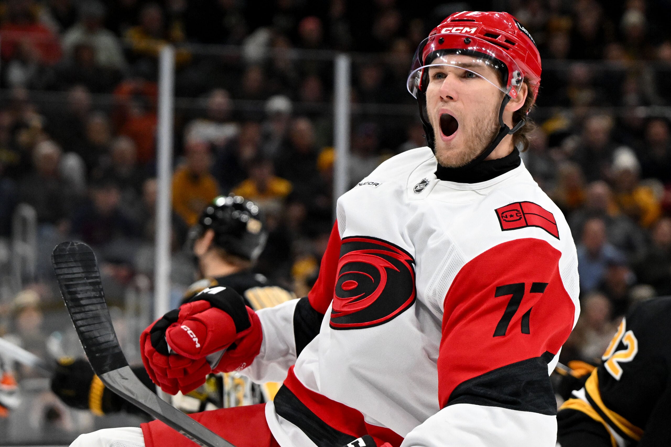 Hurricanes Get 3-1 Redemption Win Over Bruins to Even Season Series ...